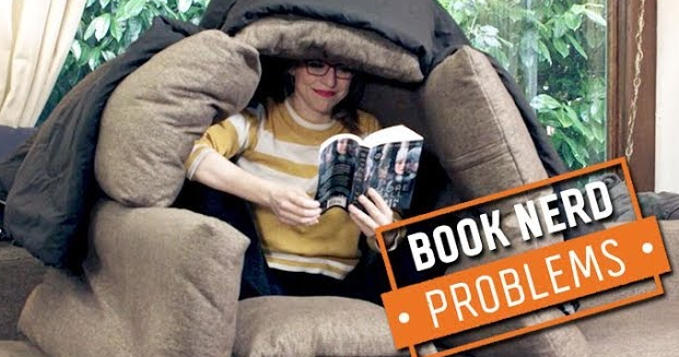 Finding Comfortable Reading Positions | Book Nerd Problems