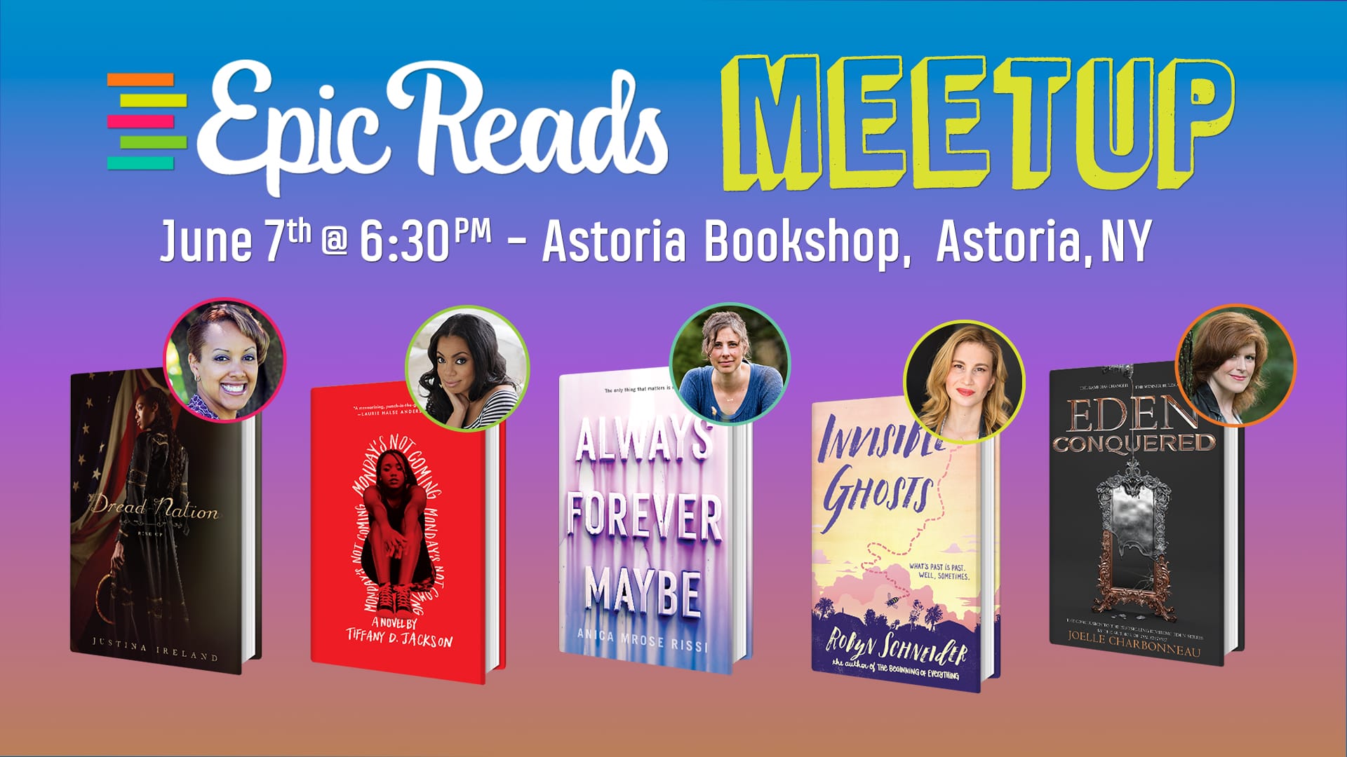 Here Are All the Dates for the Epic Reads Meetup Tour in Summer 2018!
