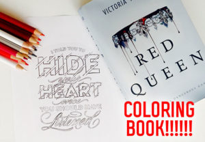 A Red Queen Coloring Book is Officially Happening