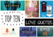 Top Ten Quotes About Love in YA Books That'll Make You Swoon