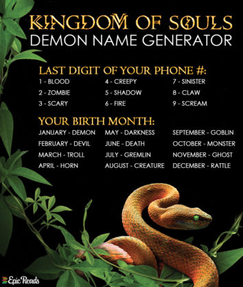 Embrace Your Inner Darkness with this Demon Name Generator